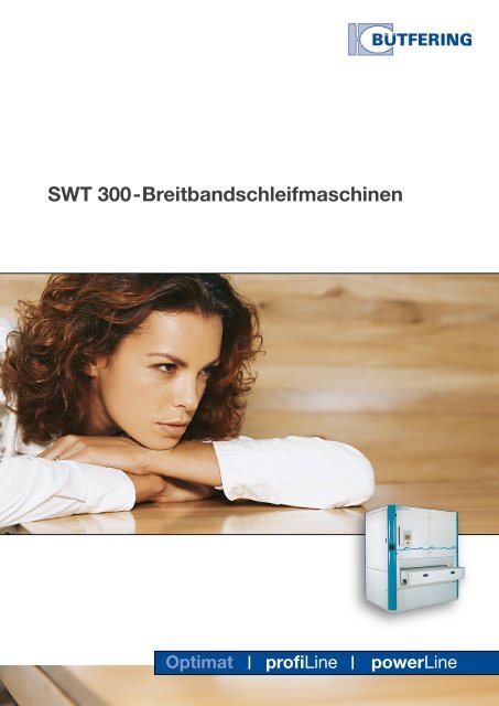 SWT 300-Breitbandschleifmaschinen - HOMAG Group
