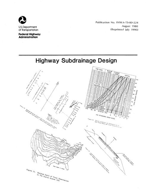 Highway Subdrainage Design - DOT On-Line Publications - U.S.