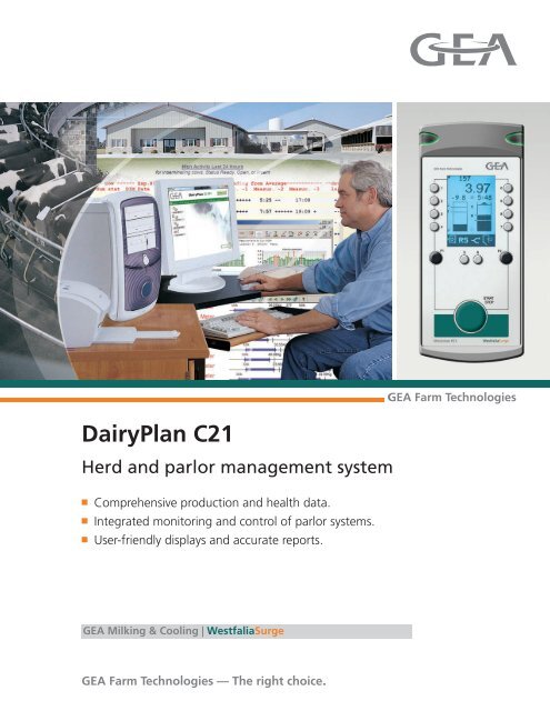 DairyPlan C21 - GEA Farm Technologies