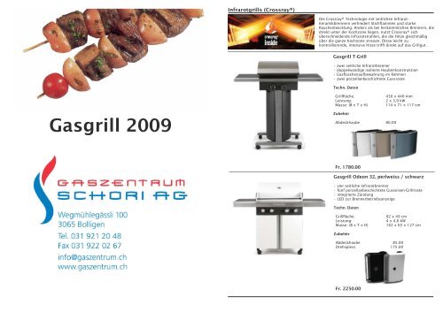 Gasgrill T-Grill