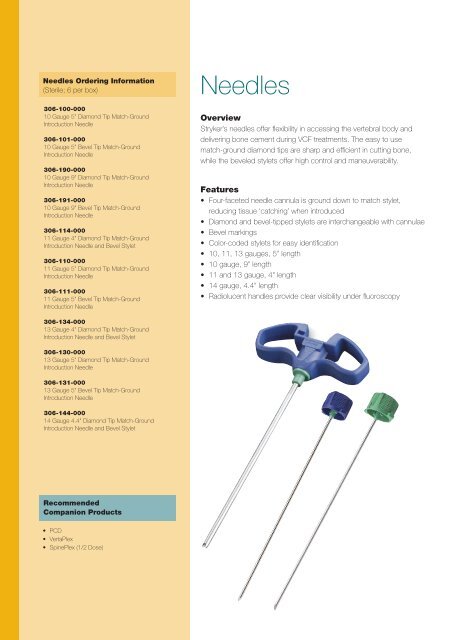 Vertebral Bone Biopsy Kit