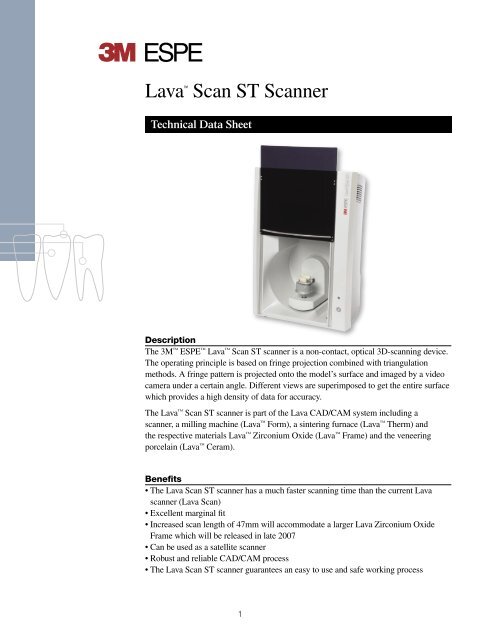 Lava™ Scan ST Scanner - Dominion Milling Center
