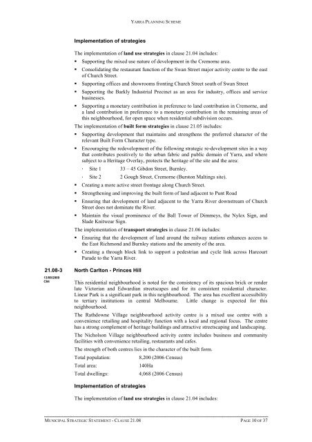 Implementation of strateg