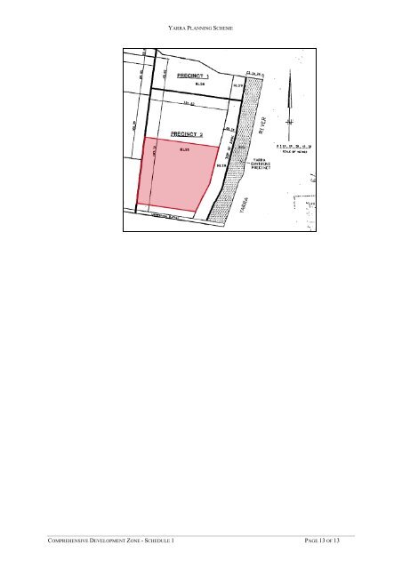 The proposed layout o