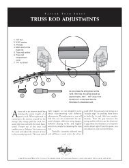 Guitar Neck Truss Rod Adjustment Setup - Carvin Guitars