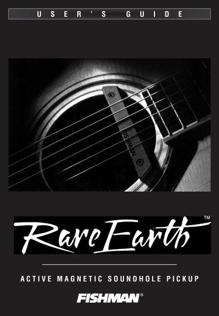 Rare Earth Manual Online.qxd (Page 1) - Fishman