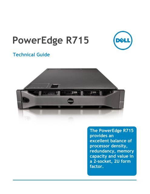 PowerEdge R715 Technical Guide - Dell