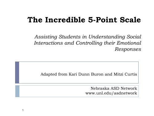 The Incredible 5-Point Scale - Southeast Nebraska ASD Network Blog