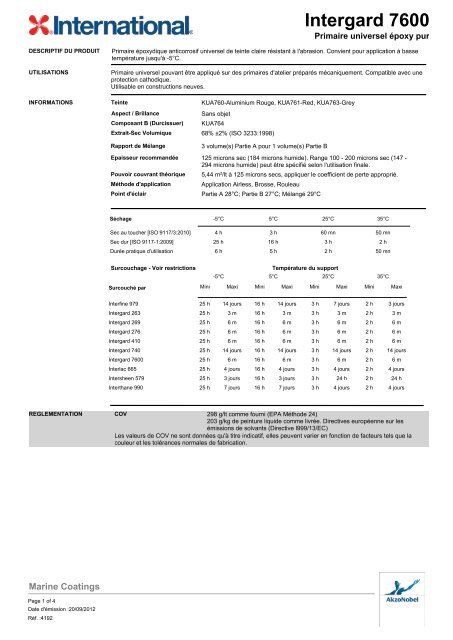 Intergard 7600 - International Marine Coatings