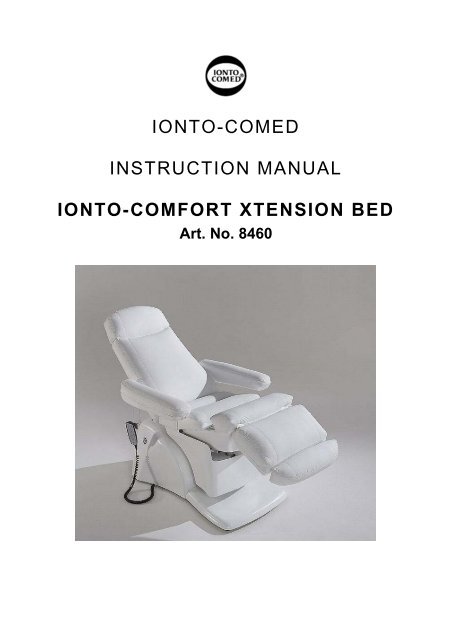 IONTO-COMED INSTRUCTION MANUAL IONTO-COMFORT ...