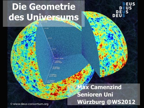 Die RaumZeit Geometrie des Universums