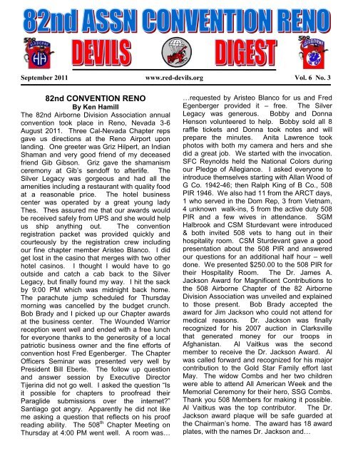 82nd CONVENTION RENO - Red-Devils.org