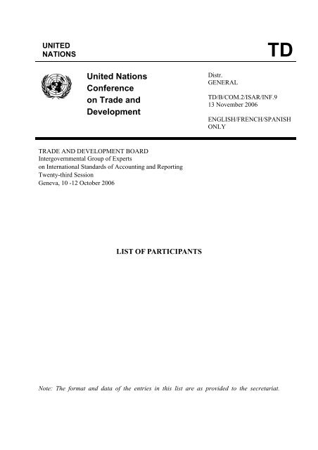 Spanish - Unctad