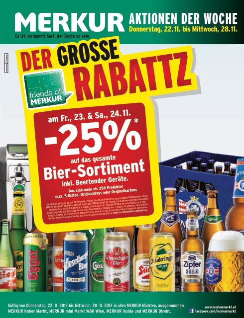 Bier-Sortiment - Merkur