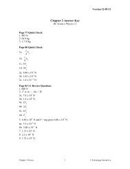 Reading Challenge 3 2nd – Answer Key