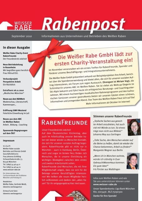 Rabenpost - Weisser Rabe