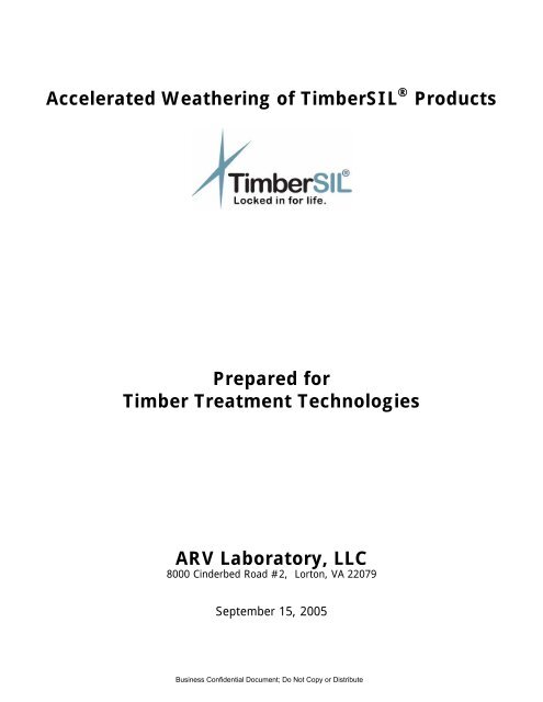 ASTM G151 Accelerated Weathering Test - Madera Products, LLC.