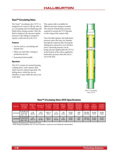 Pressure-Operated Vent Th