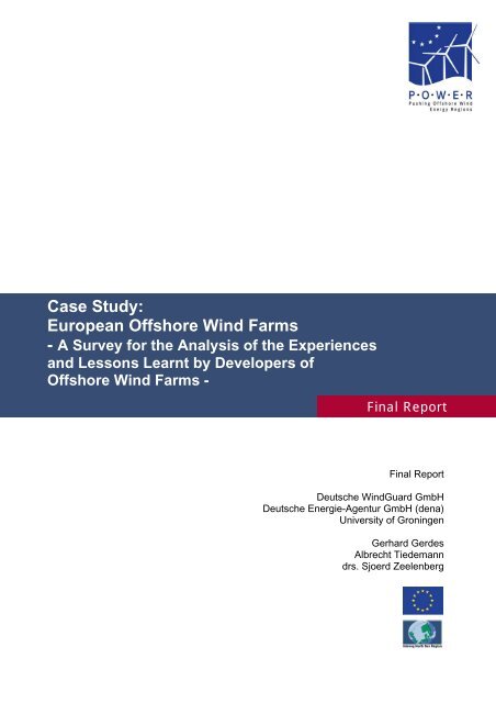 Case Study: European Offshore Wind Farms - POWER | Pushing ...