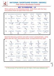 lesson-2 - National Shorthand School Books
