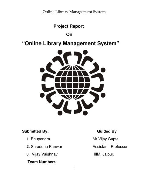 Project-Online library management system Project-Online library management system