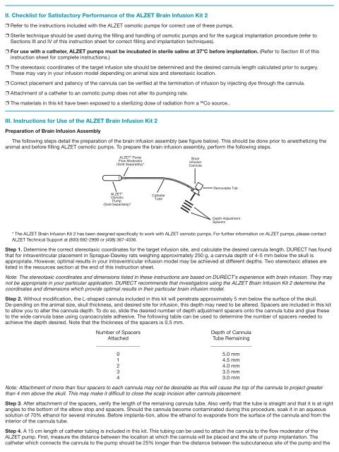 ii. Checklist for satisfa