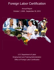 ETA Form 9089 - Foreign Labor Certification