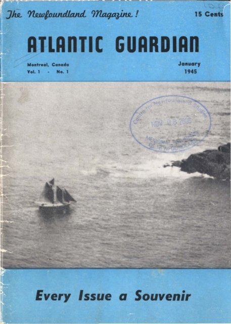 ATLAnTIC GUARDIAn - Memorial University of Newfoundland DAI