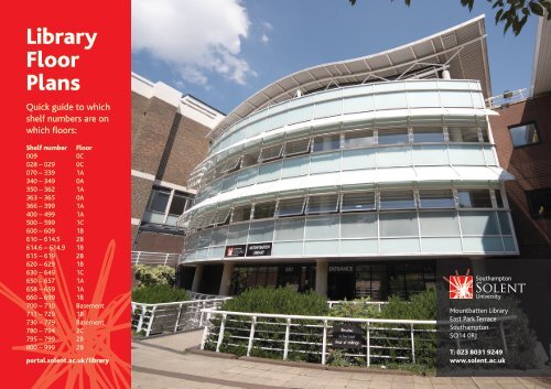 Library Floor Plans leaflet - Portal