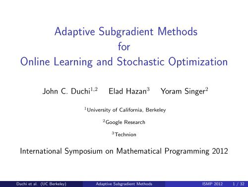 Adaptive Subgradient Methods for Online Learning and Stochastic Optimization