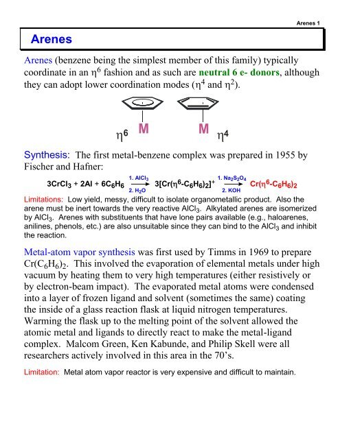 Chapter 8 (Arenes) - LSU Chemistry