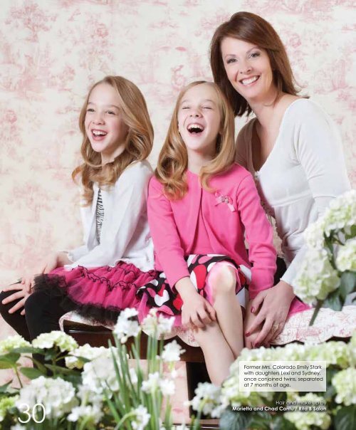 Former Mrs. Colorado Emily Stark with daughters ... - Riggs, Stephanie