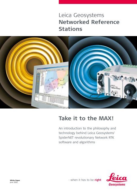 GPS SpiderNET - Leica Geosystems