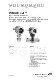 Deltapilot M FMB50/51/52/53 (Technische Information)