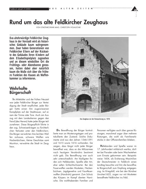 Rund um das alte Feldkircher Zeughaus.pdf - in Feldkirch