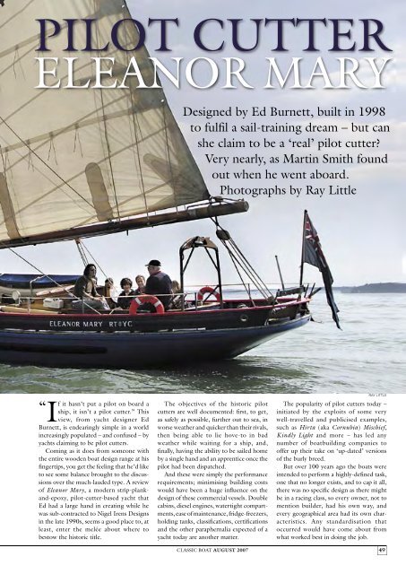 PILOT CUTTER ELEANOR MARY