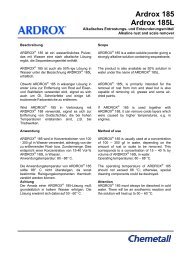 Ardrox AV 8 - Chemetall Aerospace Technologies