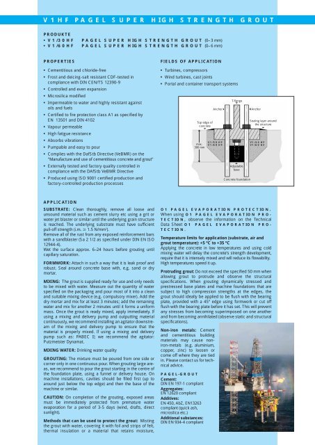 V1HF PAGEL SUPER HIGH STR