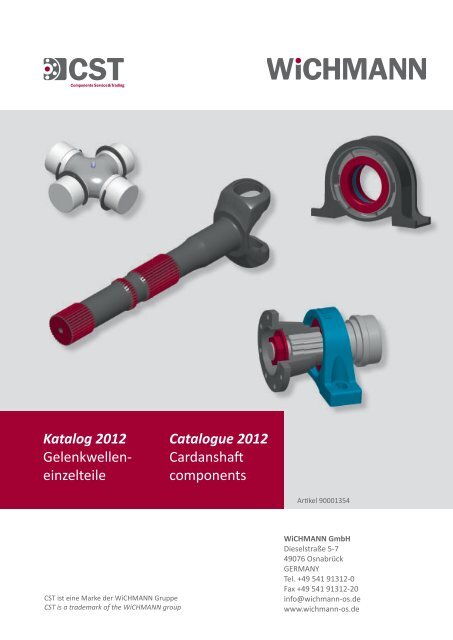 Gelenkwelleneinzelteile Katalog (Deutsch) - WiCHMANN GmbH
