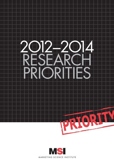 Marketing Science Institute