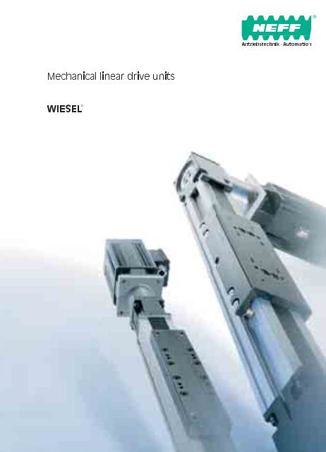 Mechanical linear drive units WIESEL - Thomson