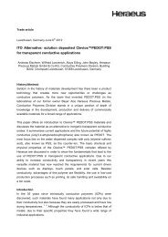 Clevios Etch – Technical Guide for Clevios SET S3