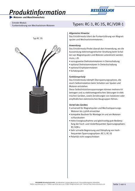 RC-Modul - Reissmann Sensortechnik GmbH