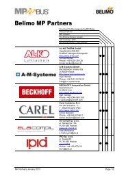 Produktinformation ZTH EU - Belimo