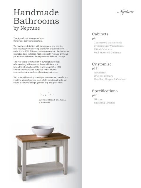 Bathroom Brochure AW 2012.indd - Neptune