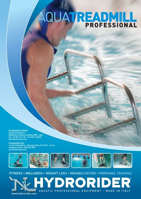 Download Brochure - Under Water Treadmill Hydrorider ... - Aquabuzz