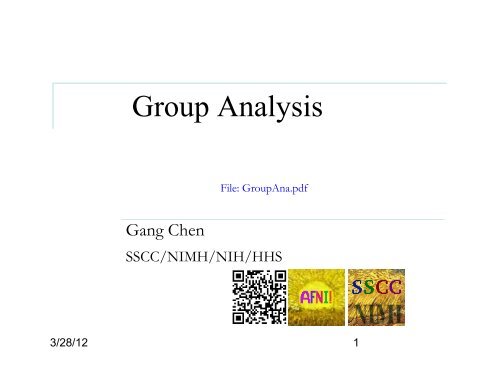 Group Analysis