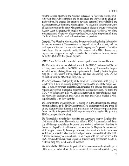 FM 31-20-3 with the requi