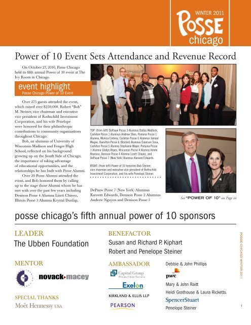 chicago - The Posse Foundation