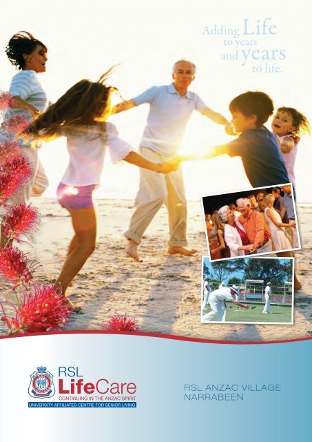 and years - RSL Life Care
